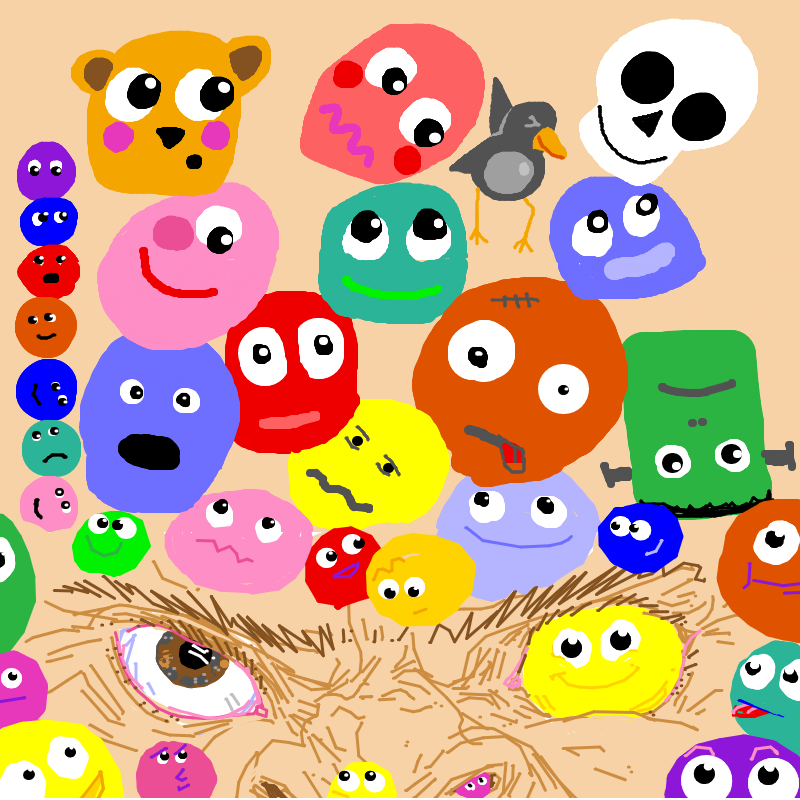 Monsterland- an "Exquisite Corpse" drawing game