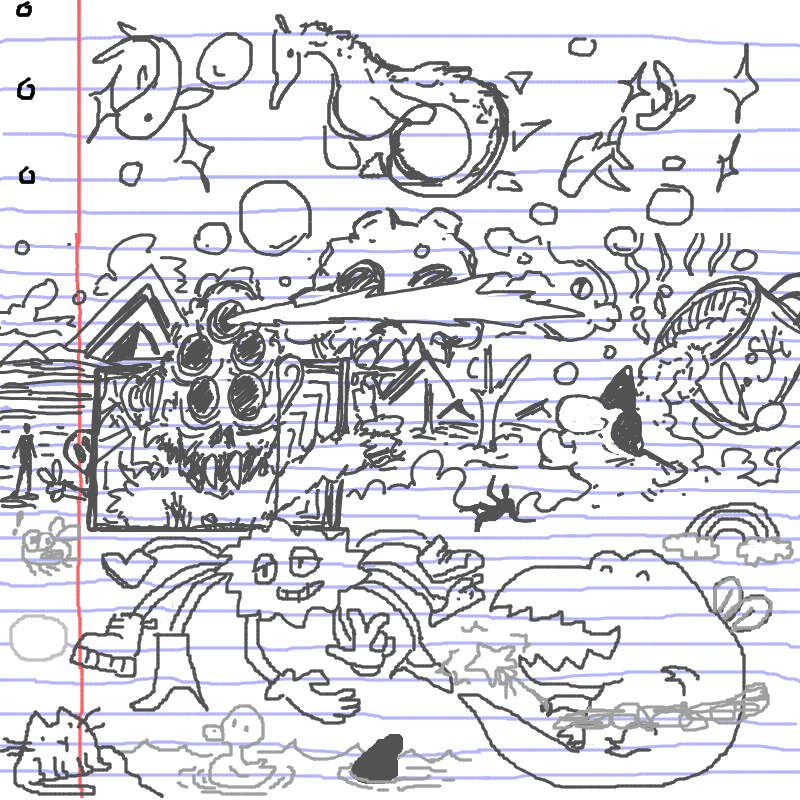 Monsterland- an "Exquisite Corpse" drawing game